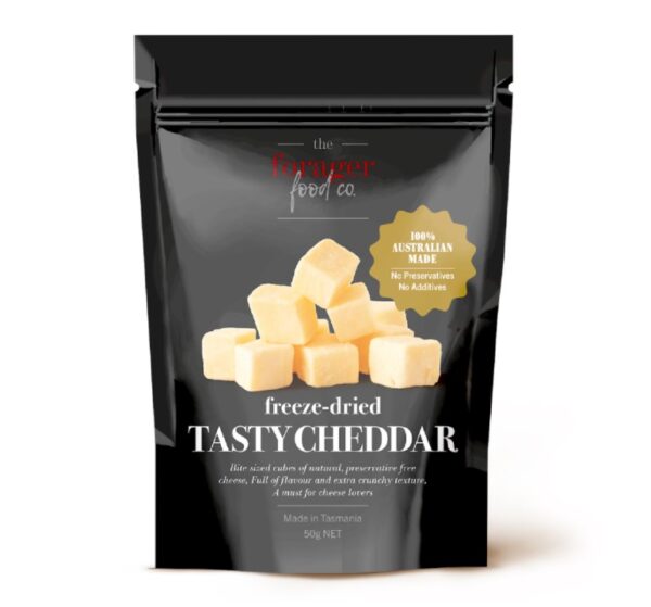 Forager Food Co Freeze Dried Tasty Cheese - 50g | The Grain Grocer